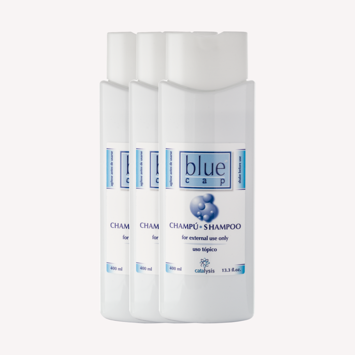 Pack 3 Blue Cap Champú 400ml – Tu tienda con regalo